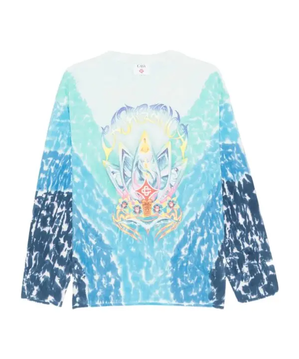 Casablanca Tie-dye Graphic T-shirt
