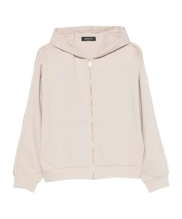 Fabiana Filippi Long-sleeve Zip-up Hoodie