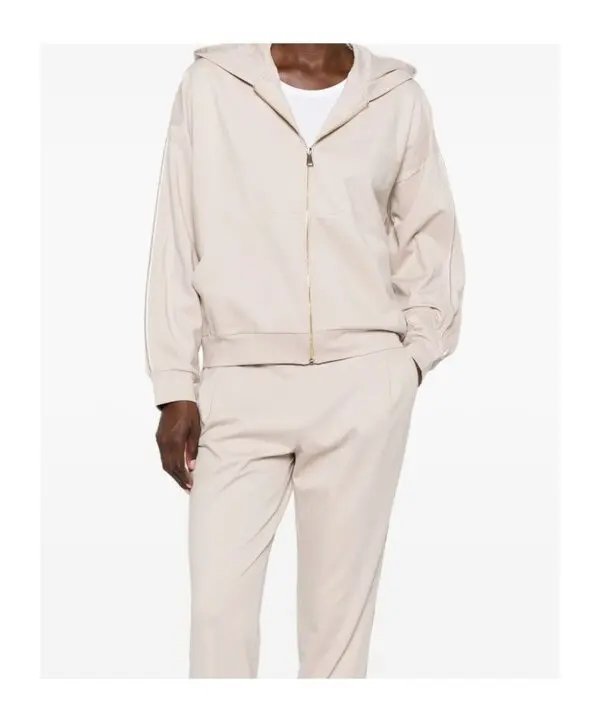 Fabiana Filippi Long-sleeve Zip-up Hoodie