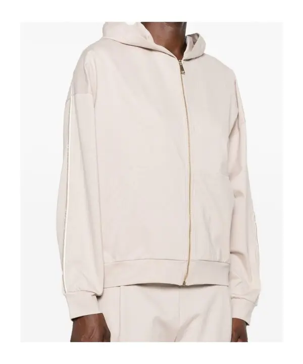 Fabiana Filippi Long-sleeve Zip-up Hoodie