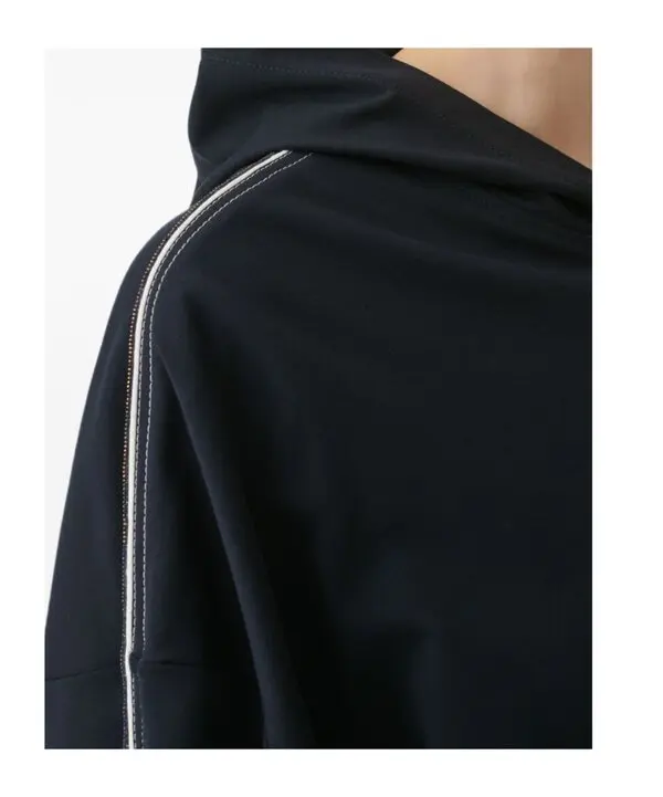 Fabiana Filippi Long Sleeve Zip-up Hooded Sweatshirt