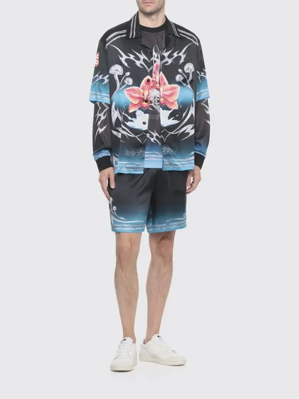 Casablanca Long Sleeve Orchid Print T-shirt