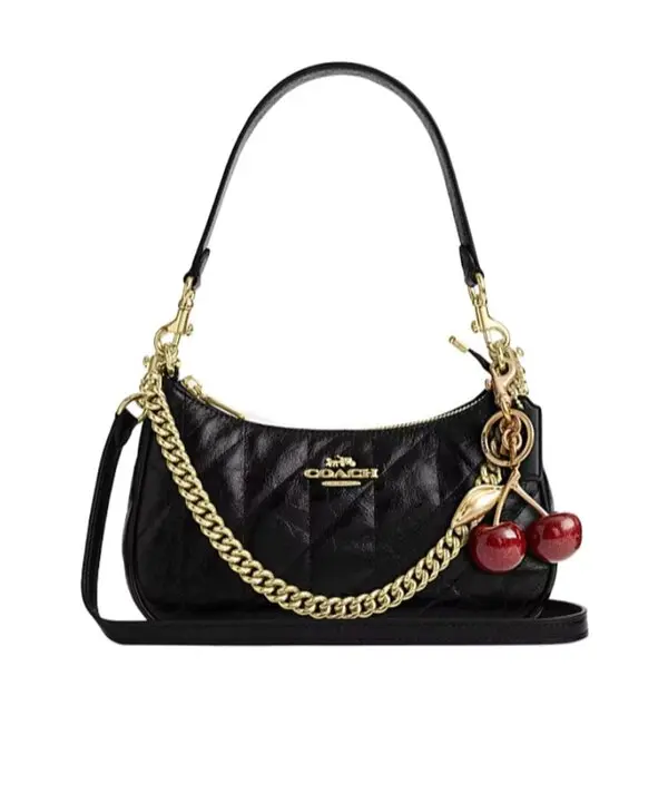 COACH Teri Quilted Details Shoulder Bag