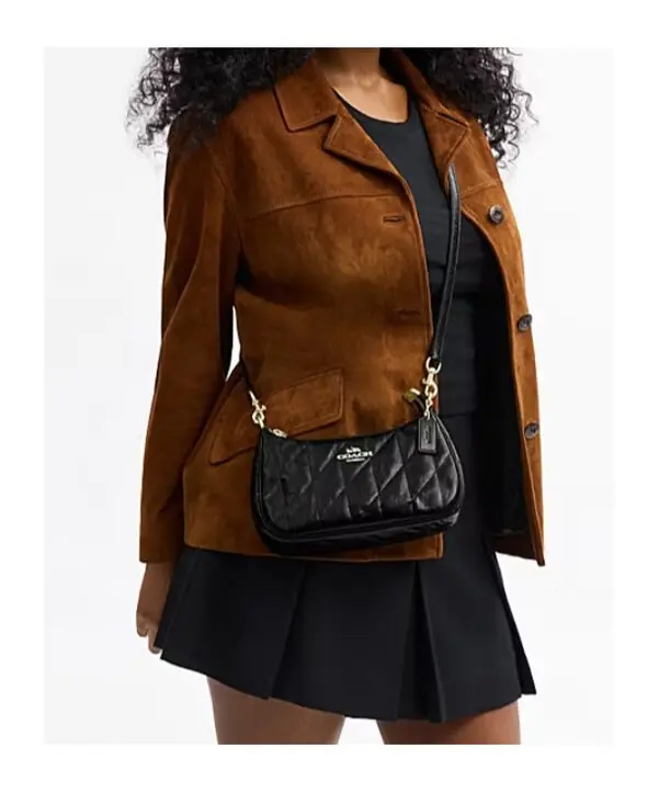 COACH Teri Quilted Details Shoulder Bag