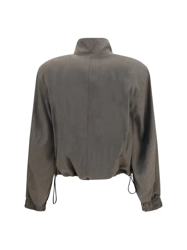 Attico Zip-up Bomber Jacket