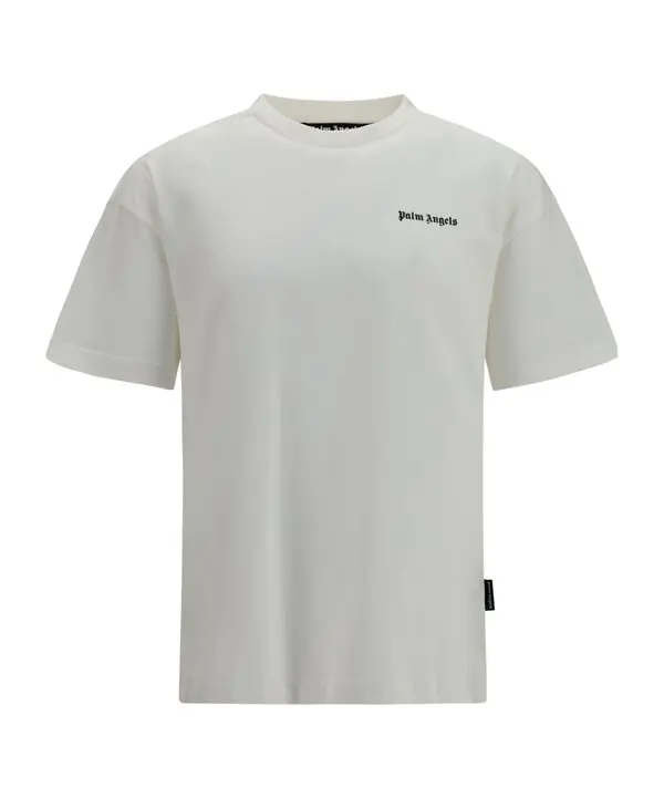 Palm Angels Logo-print Cotton T-shirt - White