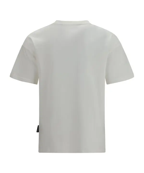 Palm Angels Logo-print Cotton T-shirt - White