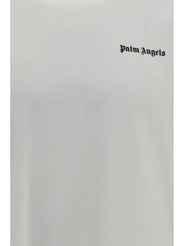 Palm Angels Logo-print Cotton T-shirt - White