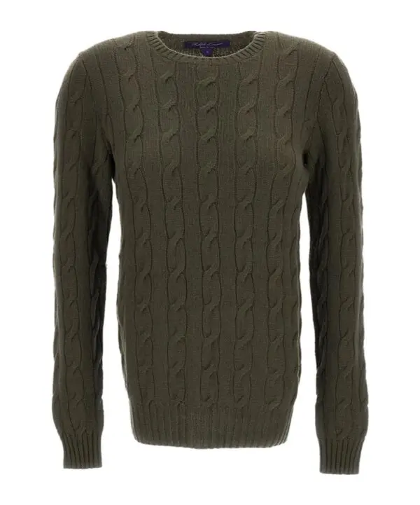 Ralph Lauren Cable-knit Crewneck Jumper - Black