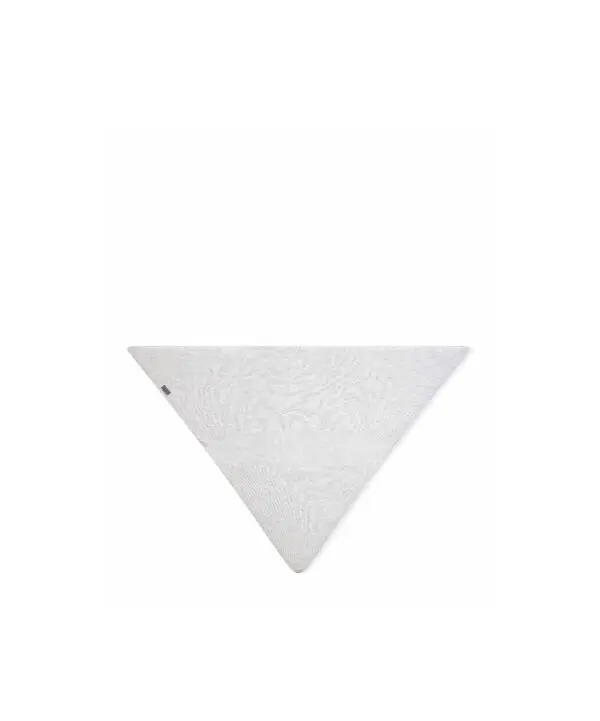Brunello Cucinelli Monili Trim Triangle Scarf