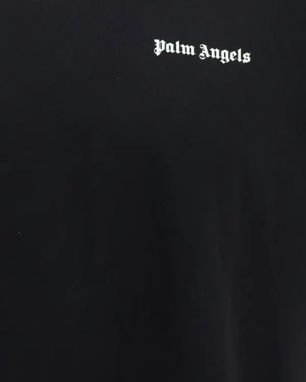 Palm Angels Logo-print Cotton T-shirt - Black