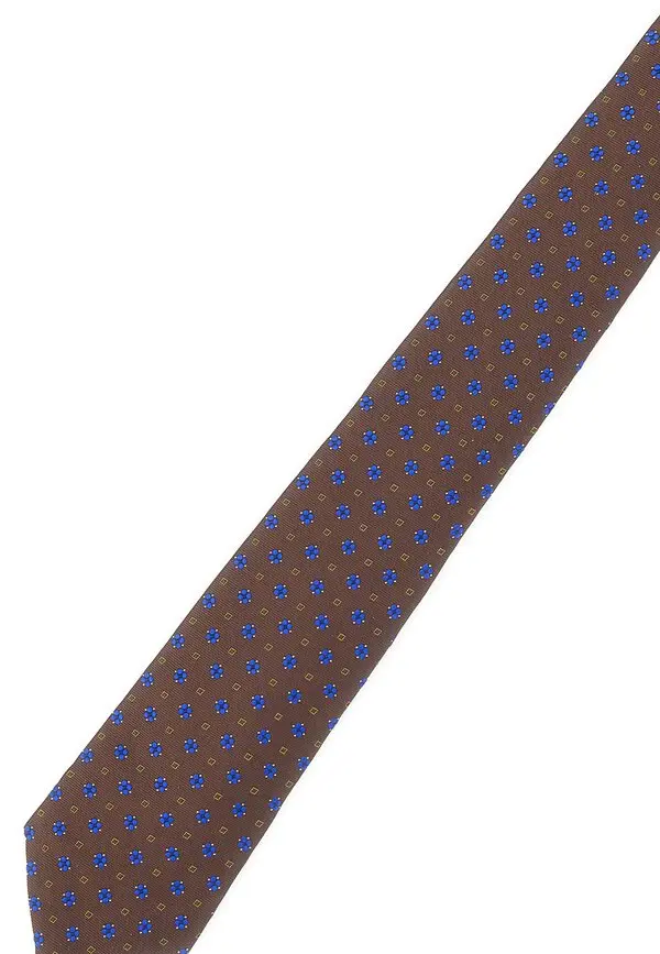 Kiton Micro Floral Seven-fold Tie