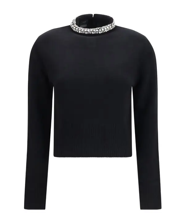 Pinko Neck Embellished Jumper