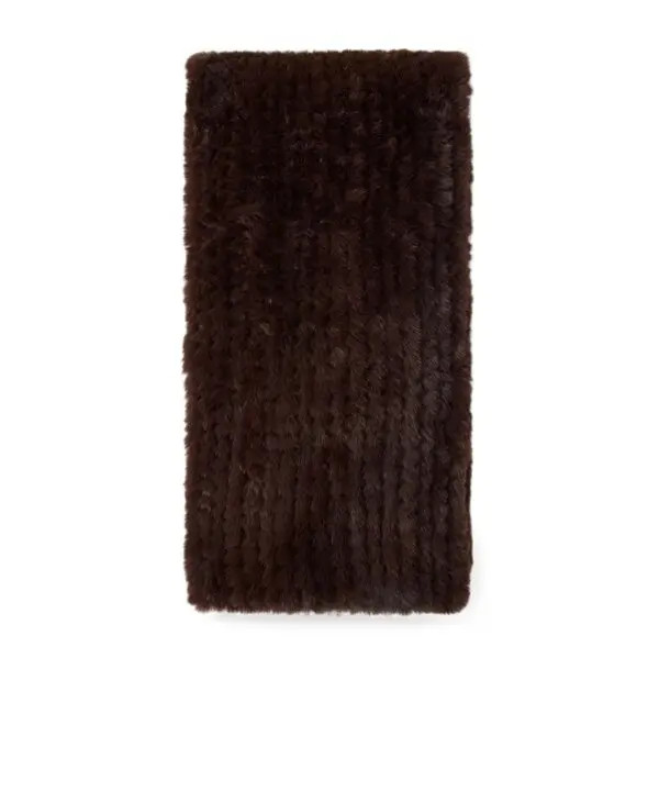Pinko Faux-fur Fringed Scarf