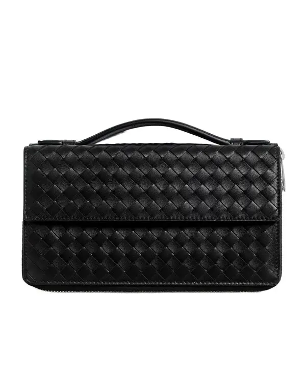 Bottega Veneta Intrecciato Piccolo Zip-around Organizer