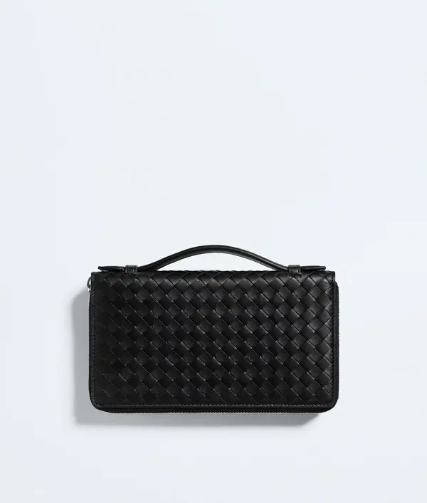Bottega Veneta Intrecciato Piccolo Zip-around Organizer