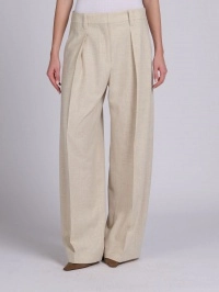 Brunello Cucinelli Pleated Wide-leg Trousers