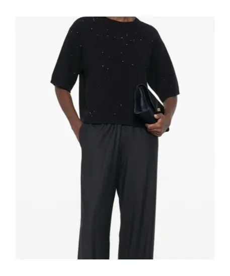 Fabiana Filippi Sequin-embellished Bouclé-knit Sweater