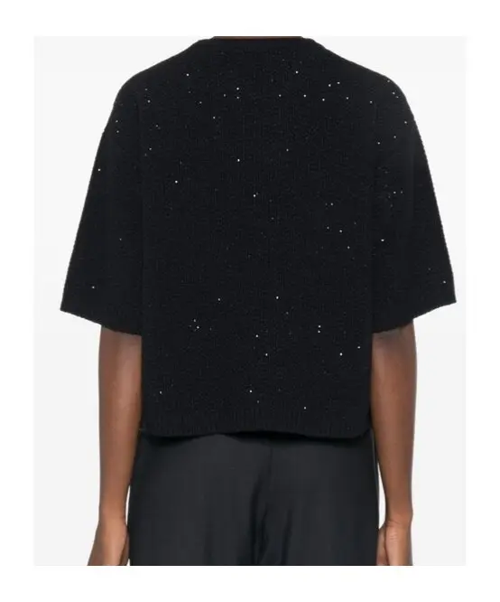 Fabiana Filippi Sequin-embellished Bouclé-knit Sweater