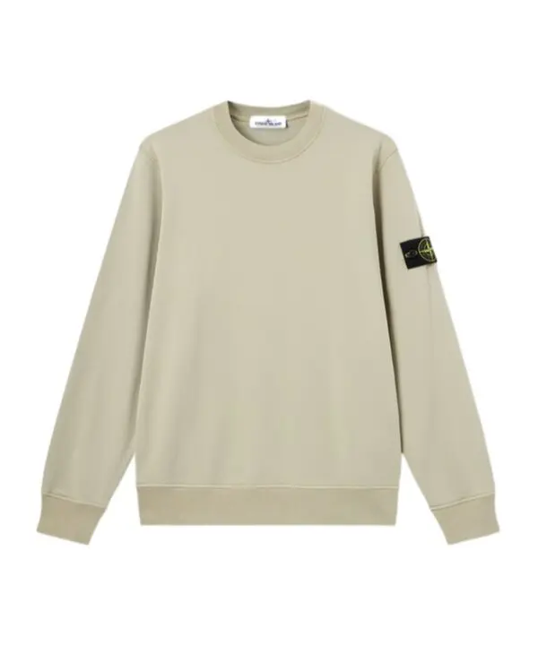 Stone Island Regular-fit Crewneck Sweatshirt With Raglan Sleeves