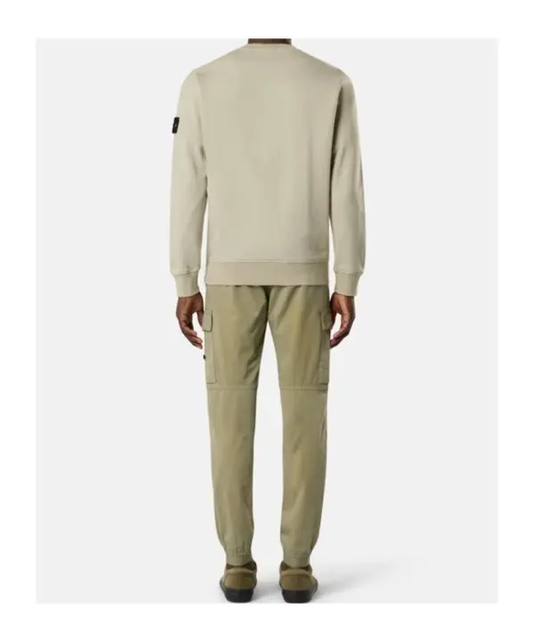 Stone Island Regular-fit Crewneck Sweatshirt With Raglan Sleeves