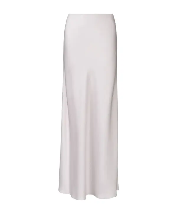Fabiana Filippi Satin-finish Maxi Skirt - White