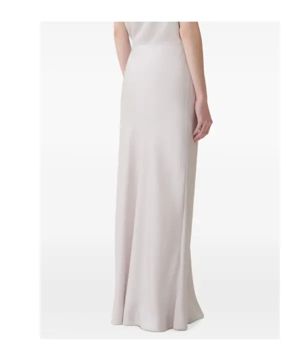 Fabiana Filippi Satin-finish Maxi Skirt - White