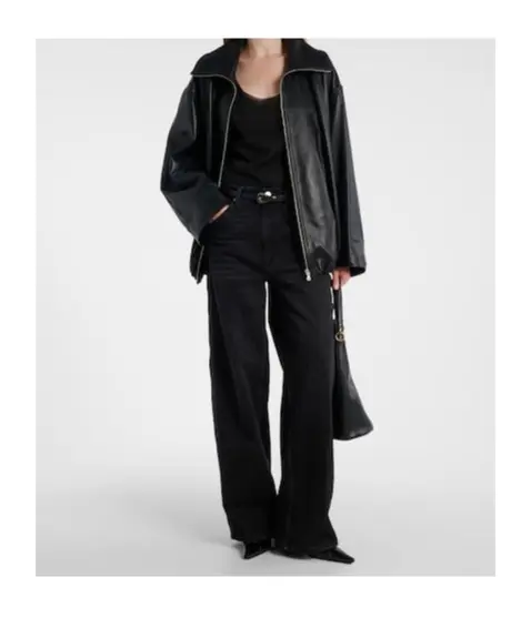 Nour Hammour Elisse Leather Jacket
