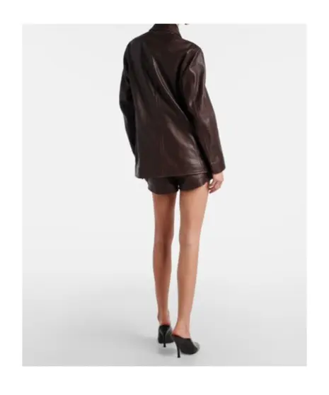 Nour Hammour Leather Jacket