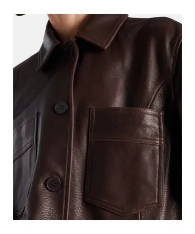 Nour Hammour Leather Jacket