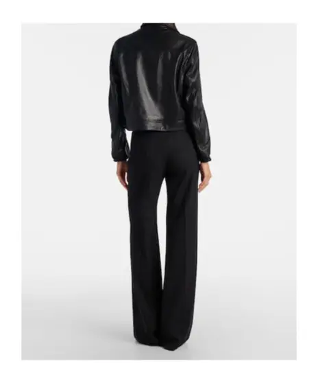 Nour Hammour Layne Leather Jacket