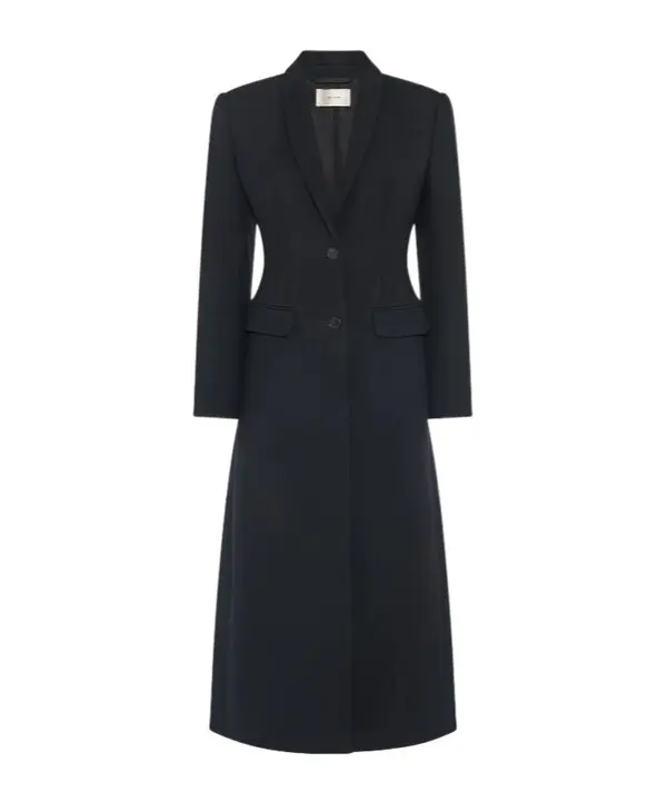 THE ROW Aisling Single-breasted Coat - Black