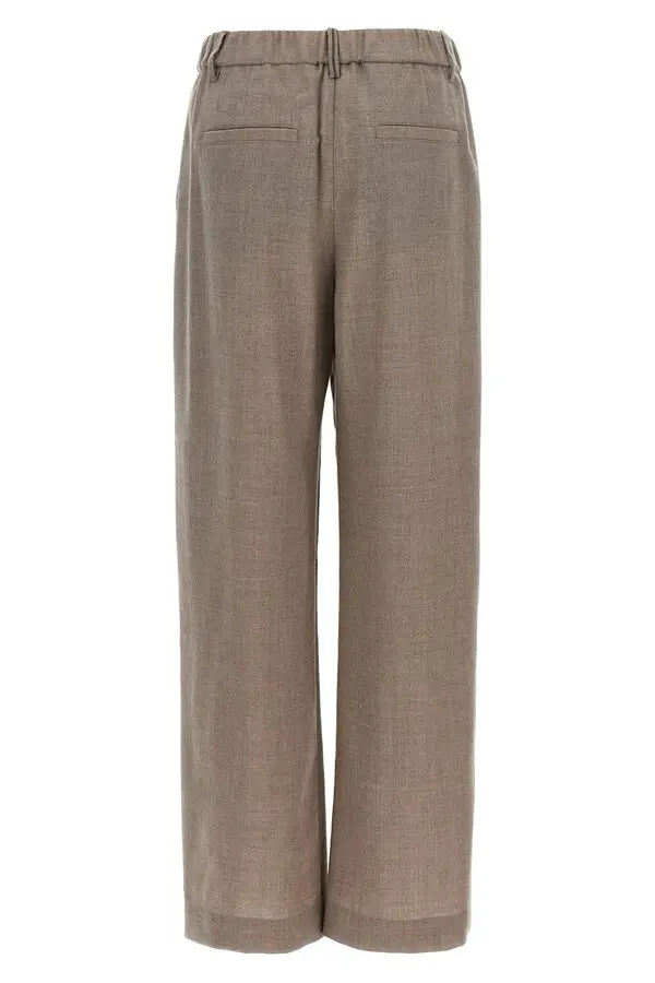 Brunello Cucinelli Pleated Wide-leg Trousers