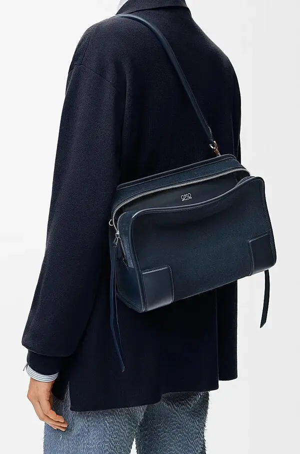 Loewe Small Amazona 180 Bag In Suede
