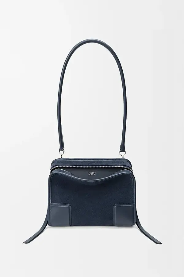 Loewe Small Amazona 180 Bag In Suede