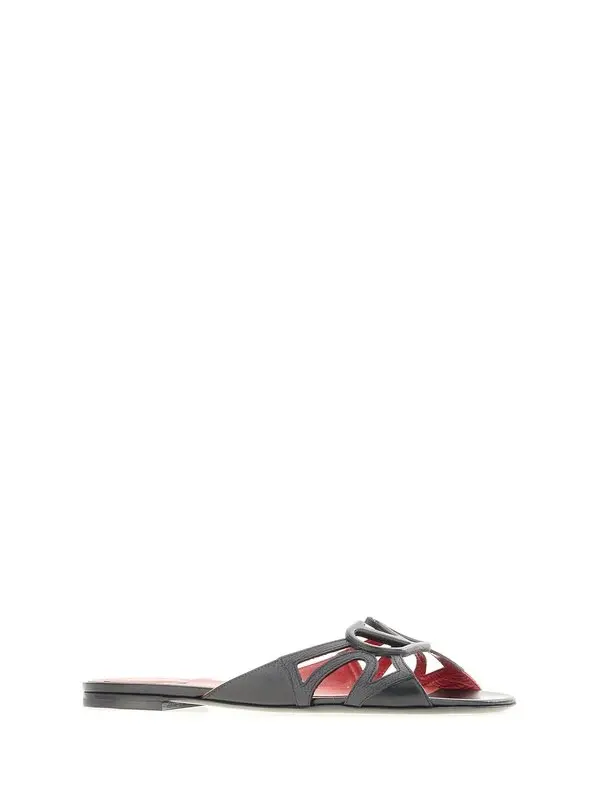 Valentino Garavani Logo Slippers