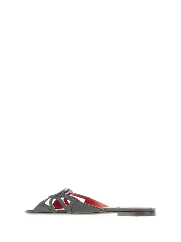 Valentino Garavani Logo Slippers