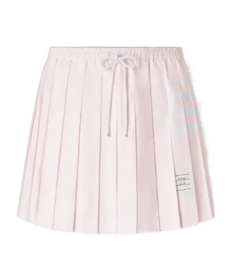 Thom Browne 4-bar Pleated Mini Skirt