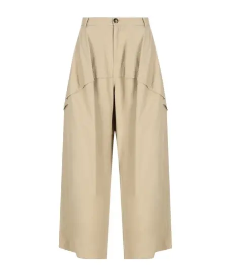 Loewe Logo Patch Wide Leg Pants