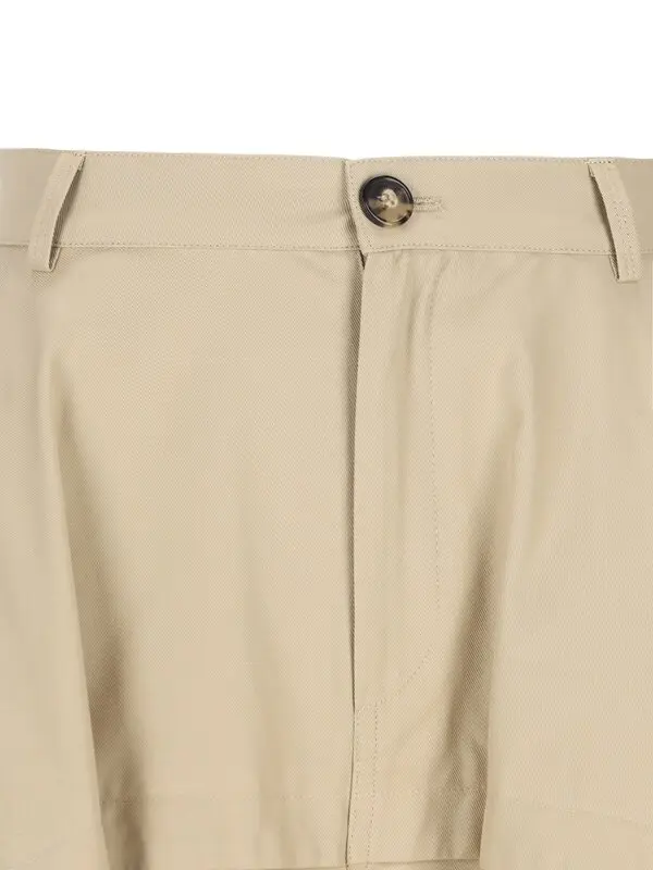 Loewe Logo Patch Wide Leg Pants