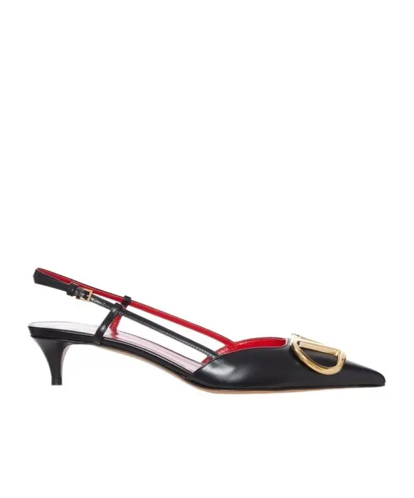 Valentino Garavani Vlogo Signature Slingback Pumps