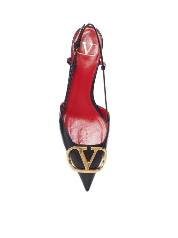 Valentino Garavani Vlogo Signature Slingback Pumps