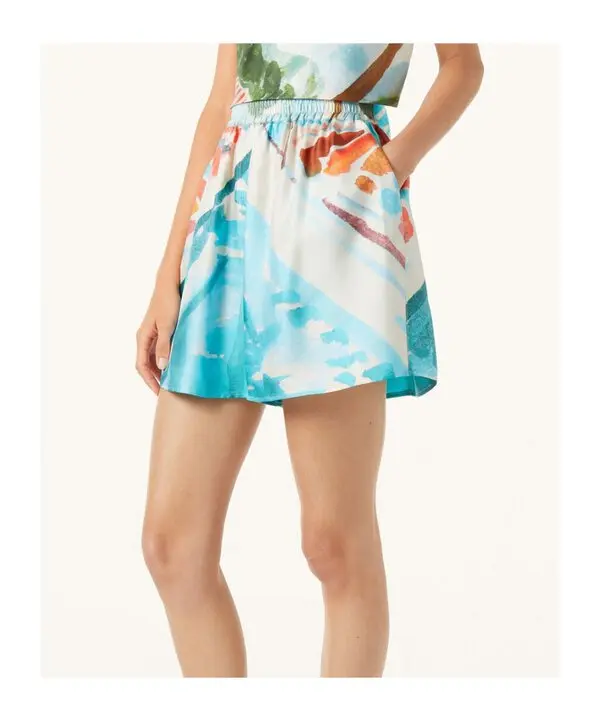 Loro Piana Corbin Bermuda Shorts With La Piscina Print