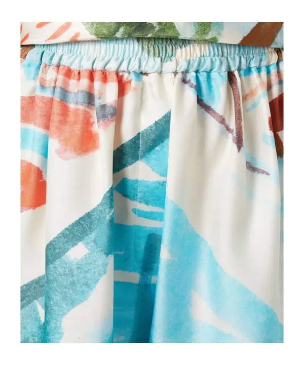 Loro Piana Corbin Bermuda Shorts With La Piscina Print