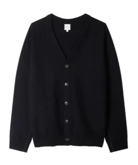 Paul Smith Textured Merino Wool Cardigan
