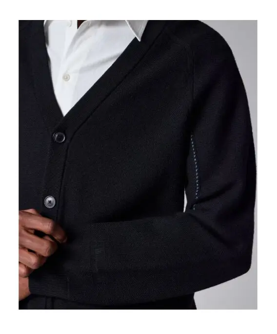 Paul Smith Textured Merino Wool Cardigan