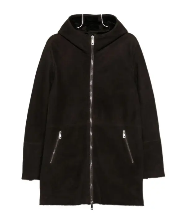 GIORGIO BRATO Long-sleeve Hooded Zip-up Jacket
