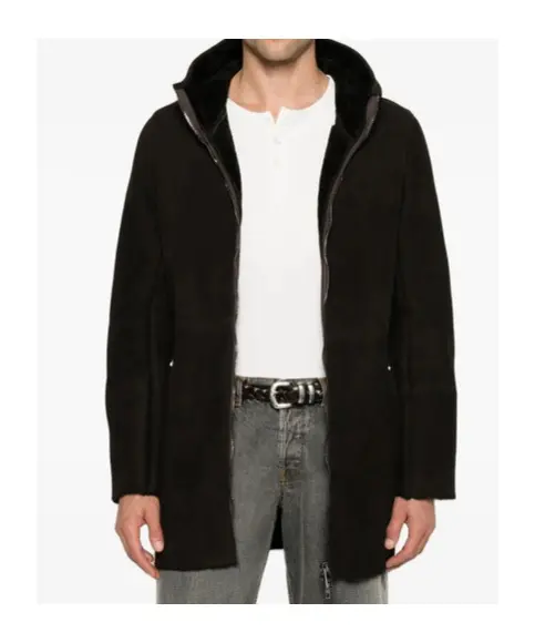 GIORGIO BRATO Long-sleeve Hooded Zip-up Jacket