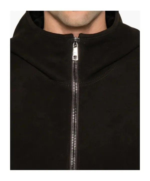 GIORGIO BRATO Long-sleeve Hooded Zip-up Jacket