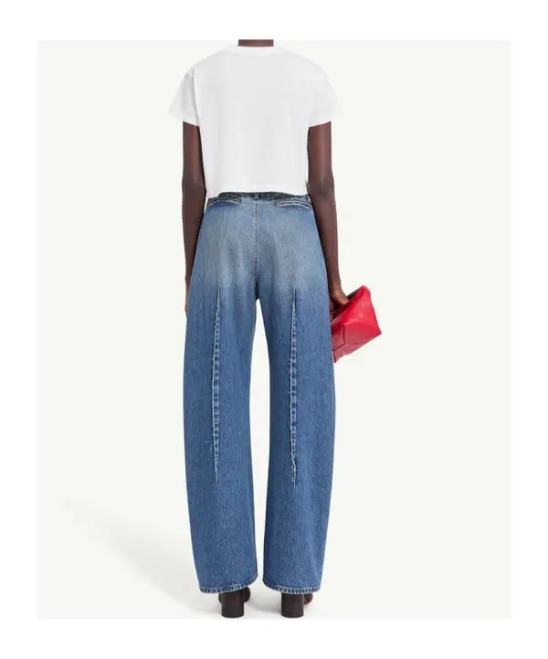 MAISON MARGIELA Short Sleeve Cropped T-shirt